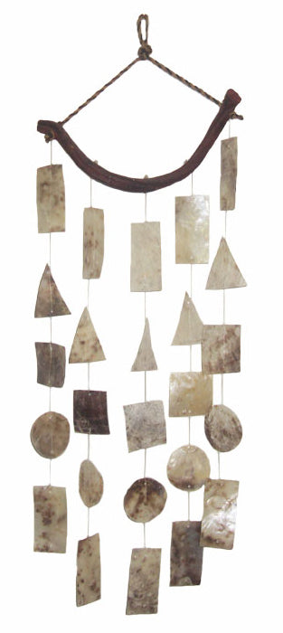 Shaped Saddle Shell Vine Chime 10 wide x 21 inches long ...
